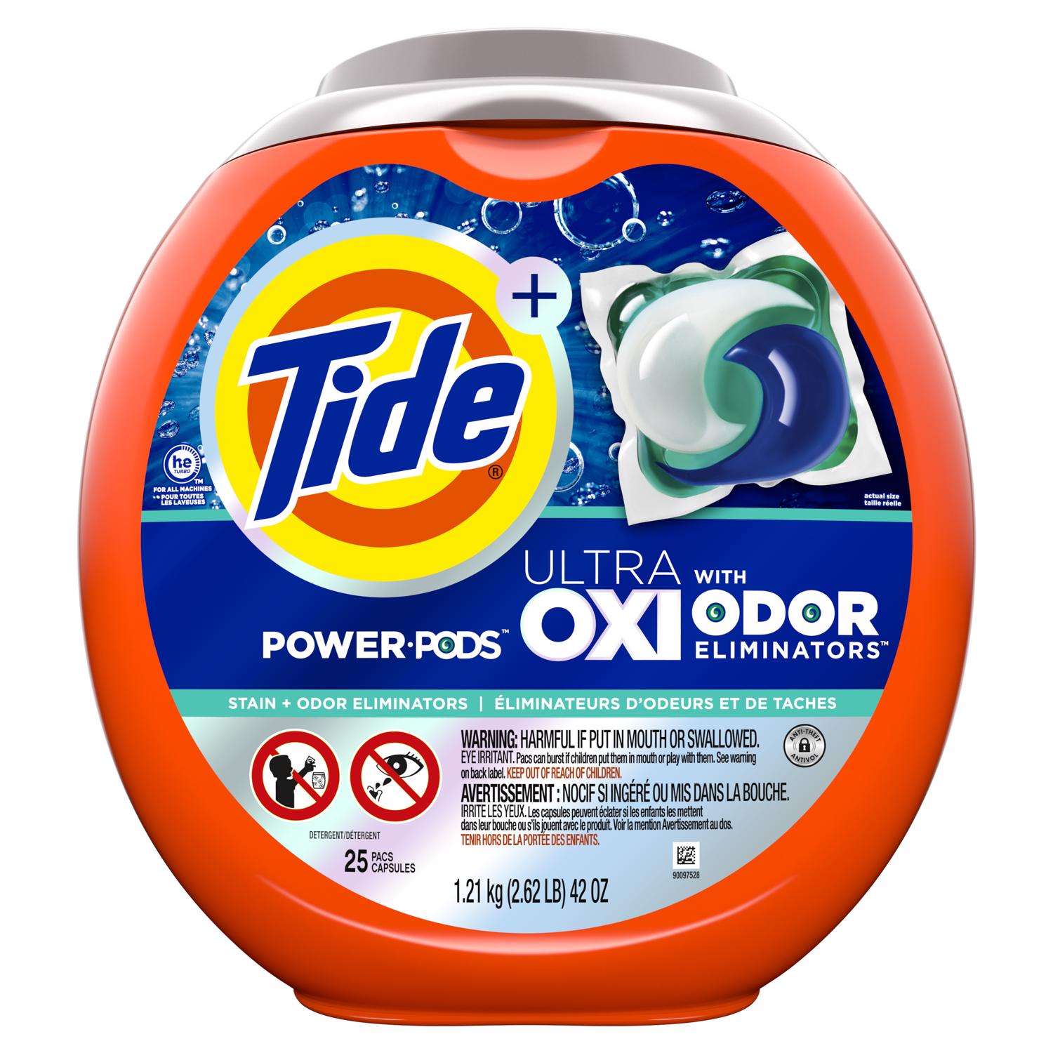 Tide Ultra Oxi Original Scent Laundry Detergent Pod 25 pk - Ace Hardware