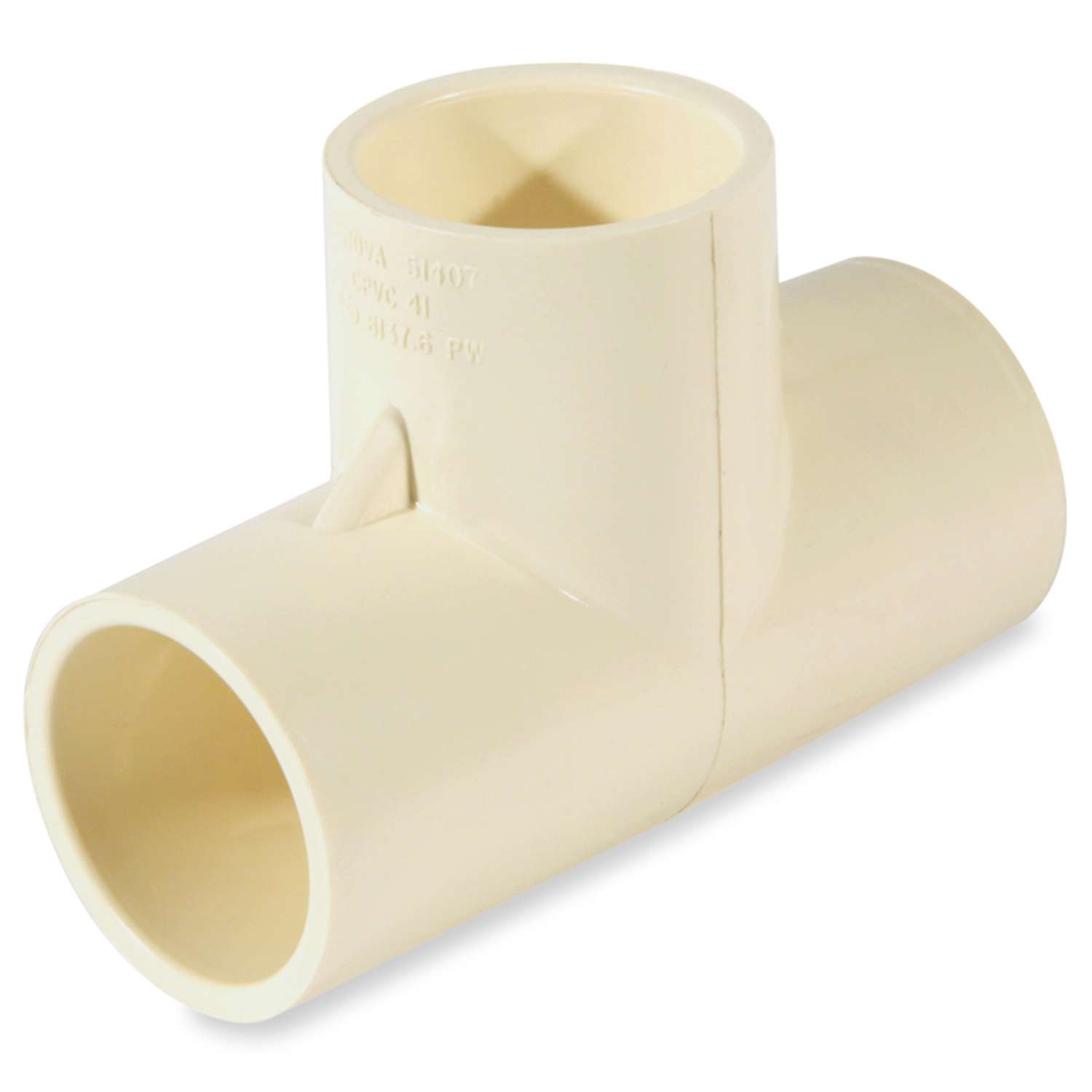 Charlotte Pipe FlowGuard 1 in. Slip X 1 in. D Slip CPVC Tee - Ace Hardware
