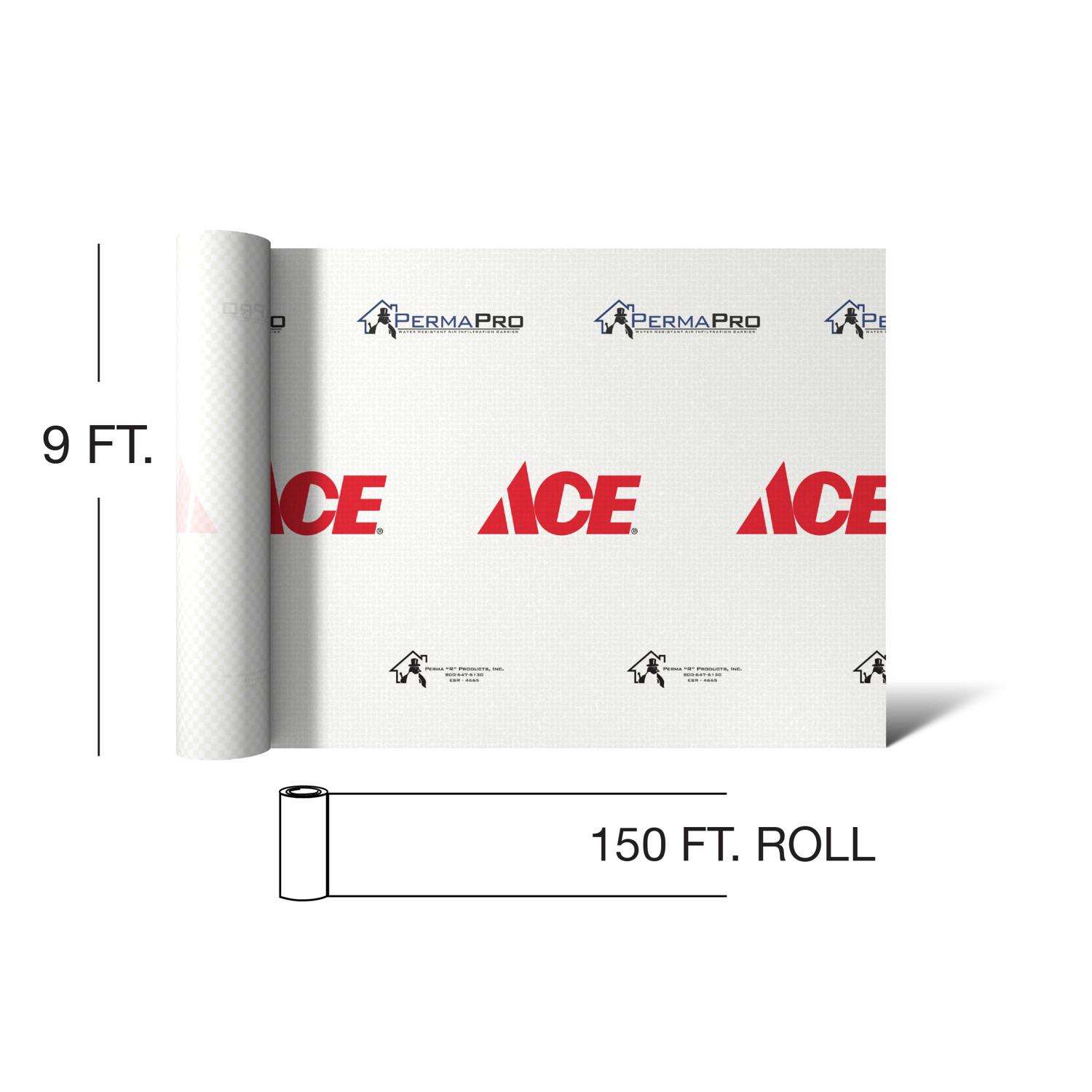 Ace 9 ft. W X 150 ft. L House-Wrap 5 mm - Ace Hardware