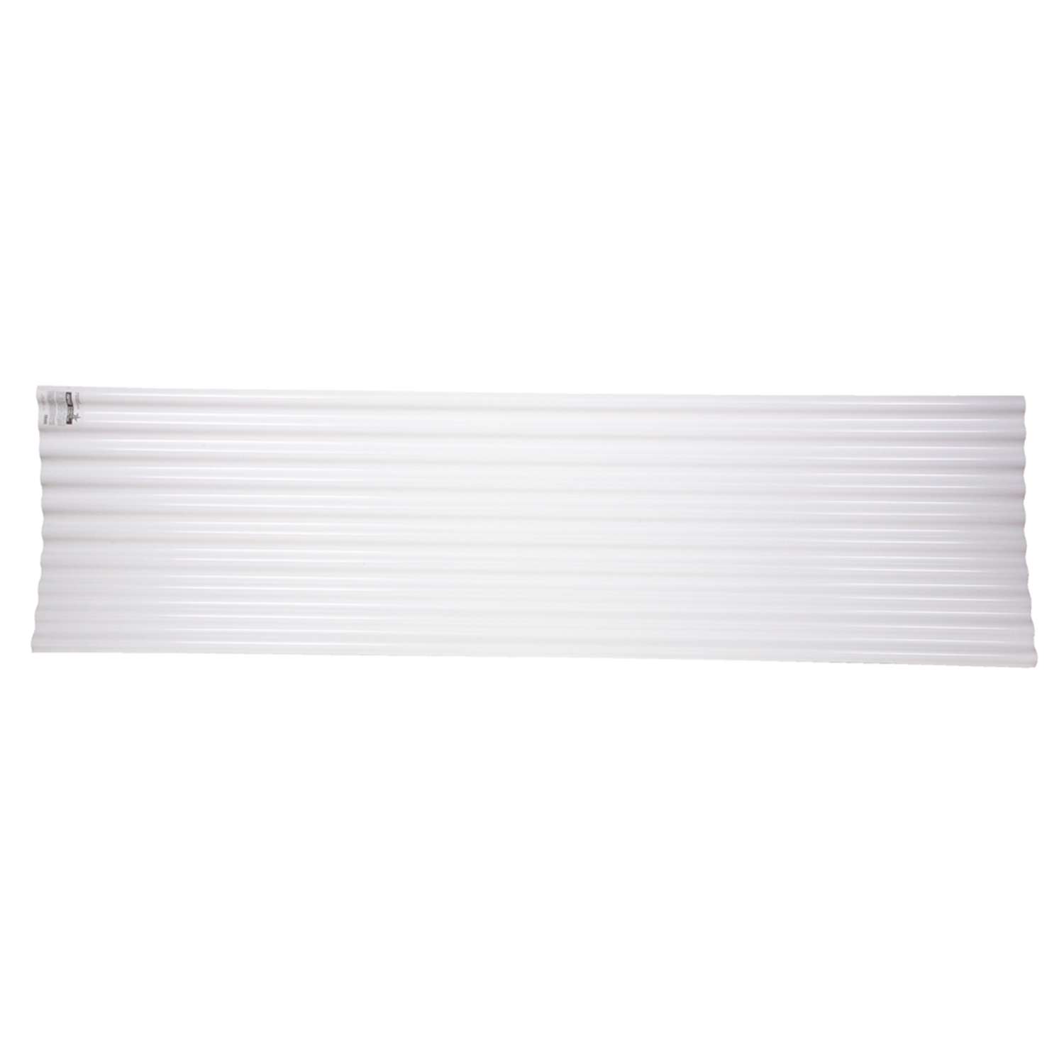 Tuftex SeaCoaster 26 in. W X 8 ft. L PVC Roof Panel White - Ace Hardware