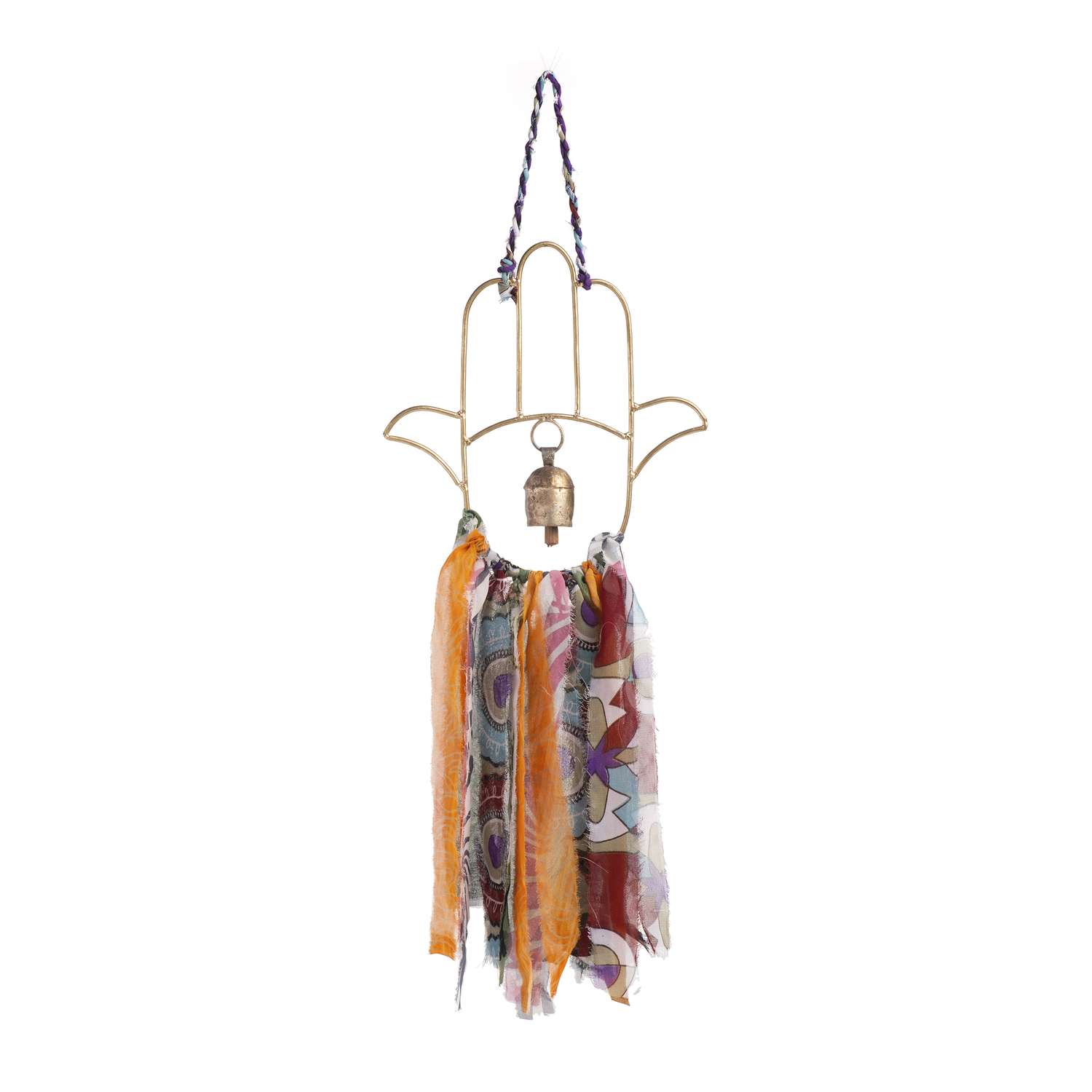 Matr Boomie Swapna Dream Multi-color Hamsa Wind Chime Mfr# CRSB 140 ...