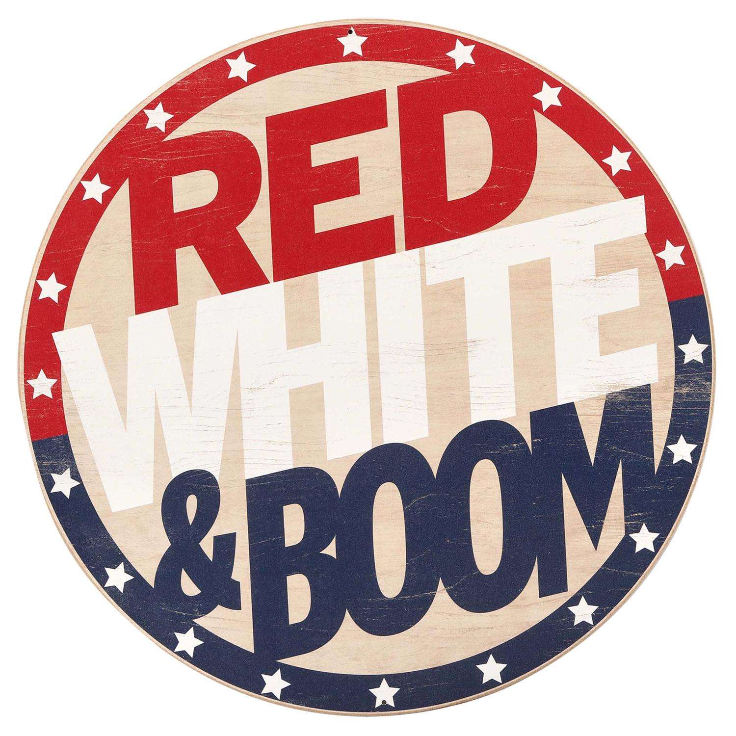 Open Road Brands 18.25 in. H X 0.25 in. W X 18.25 in. L Wood Home Decor ...