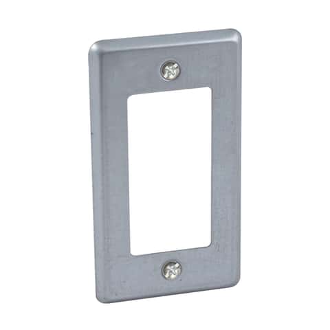 Raco Rectangle Steel 1 gang Box Cover - Ace Hardware