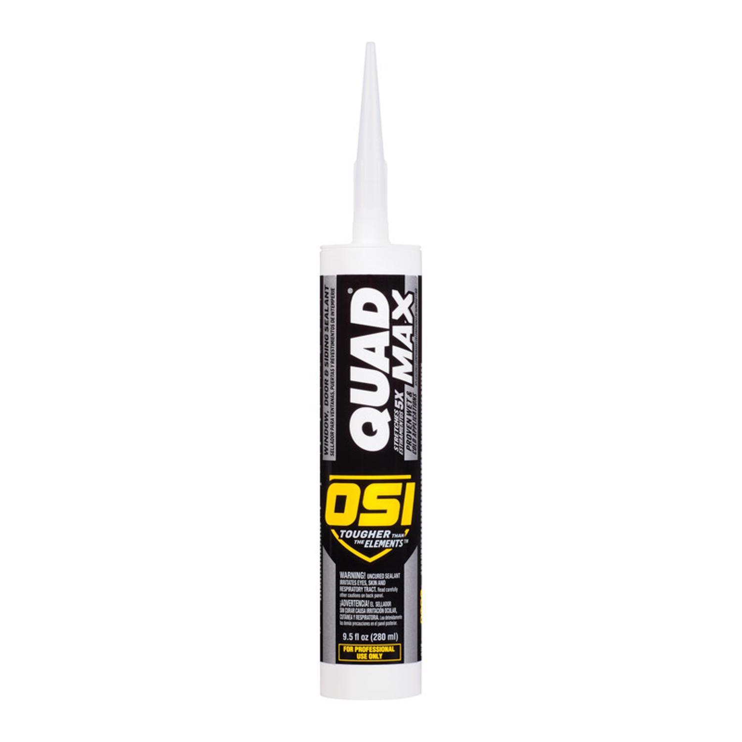 OSI Quad Max White Elastomeric Polymers Door/Siding/ Window Sealant 9.5 ...