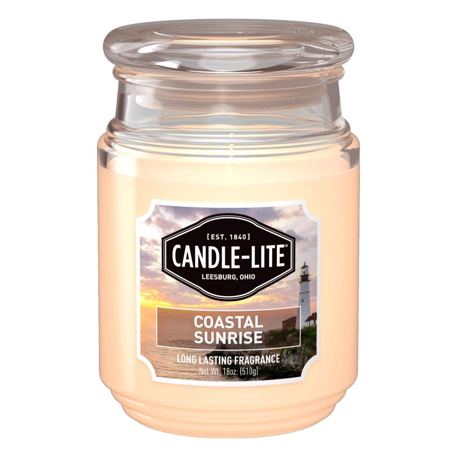 Candle-Lite Yellow Coastal Sunrise Scent Candle 18 oz - Ace Hardware