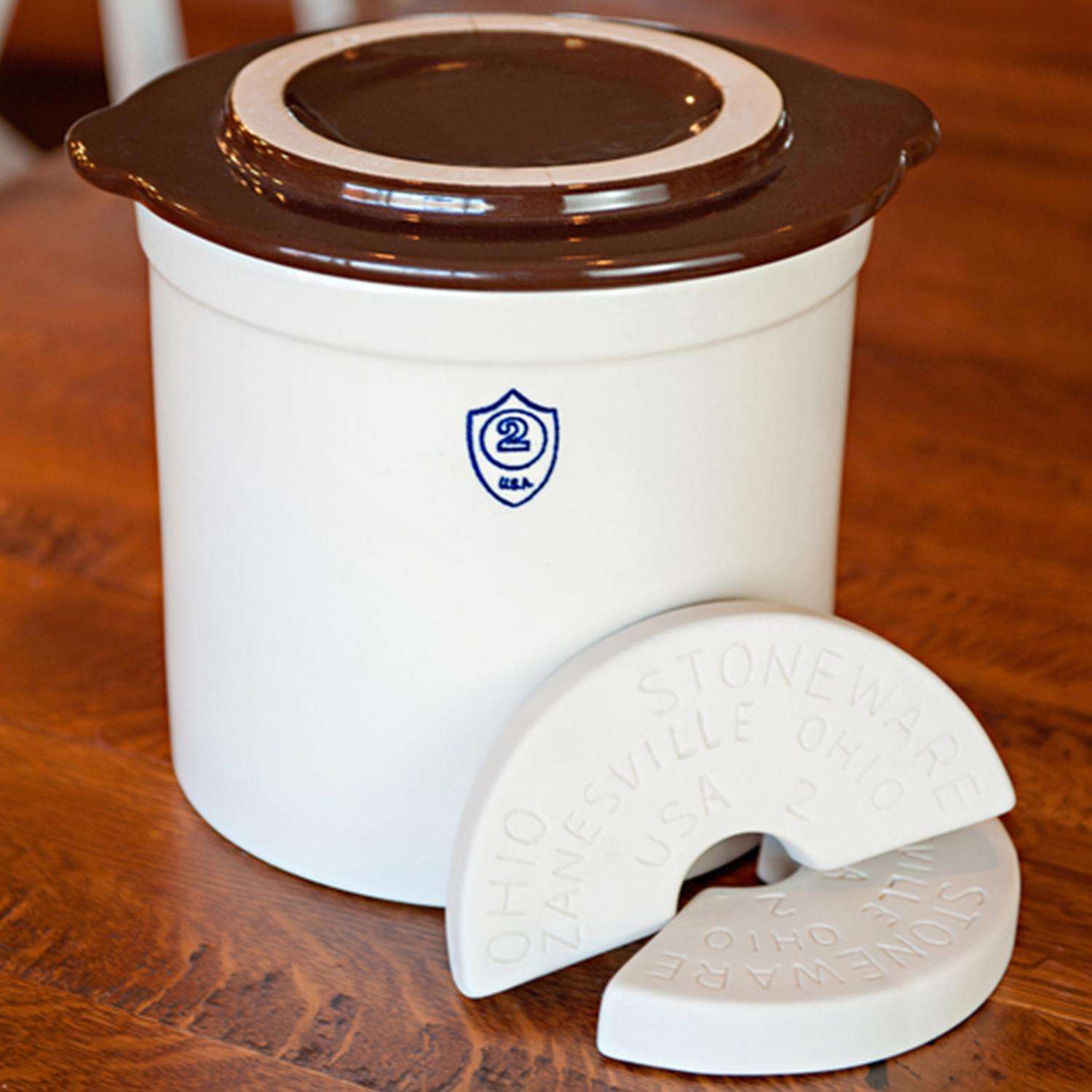 Ohio Stoneware Crock Set 2 gal 3 pc - Ace Hardware