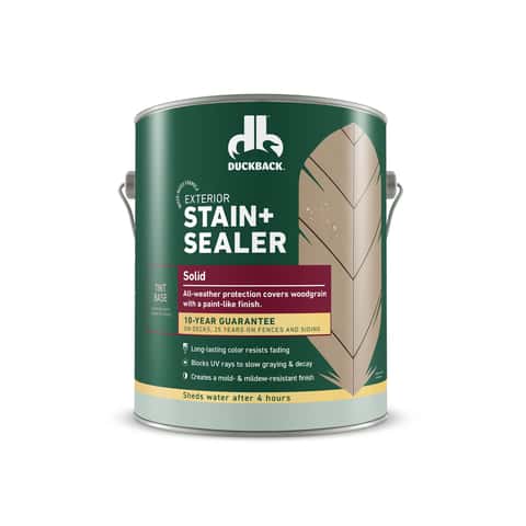 Duckback Solid Tintable Neutral Base Stain and Sealer 1 gal Mfr ...