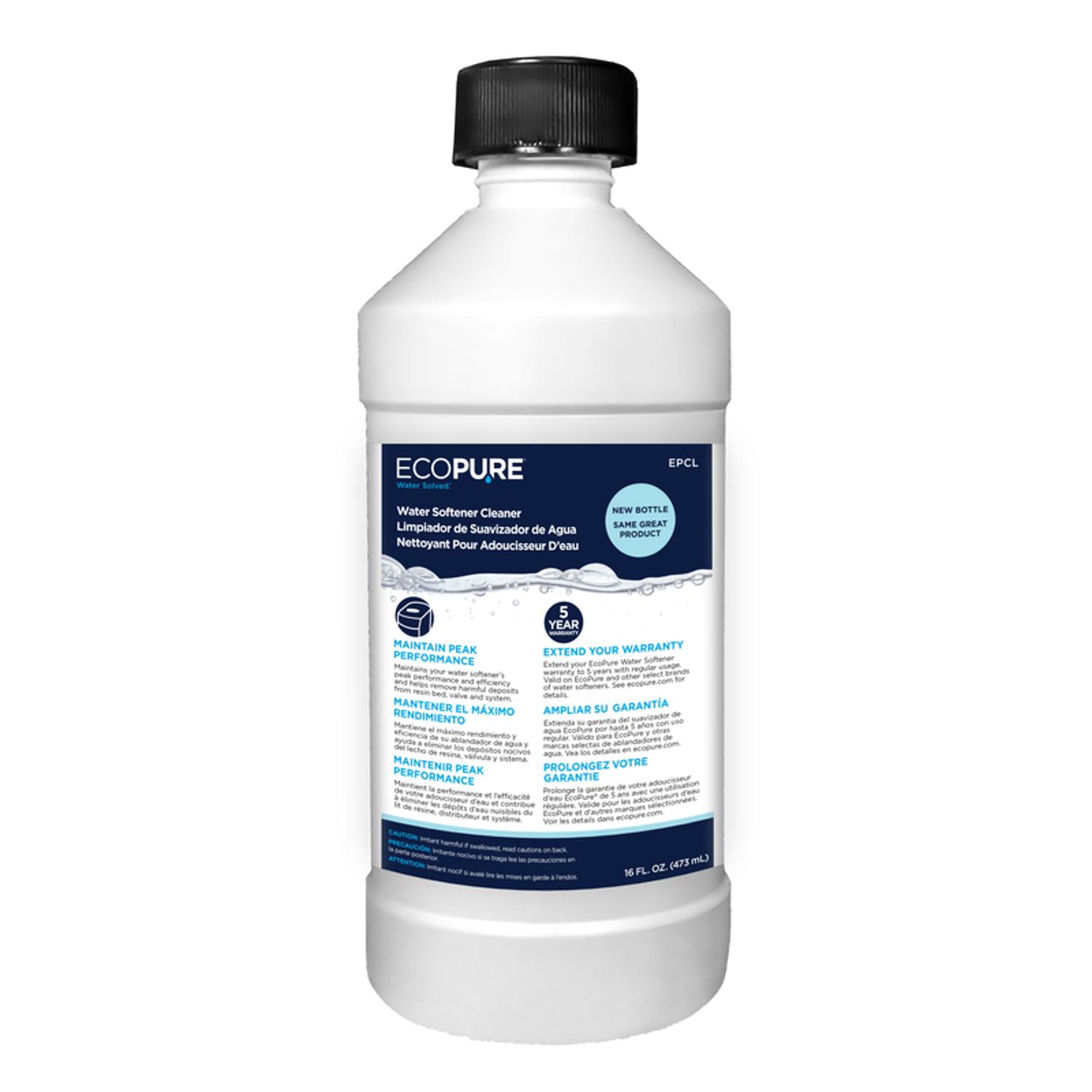 EcoPure Water Solved Water Softener Cleaner Liquid 16 oz - Ace Hardware