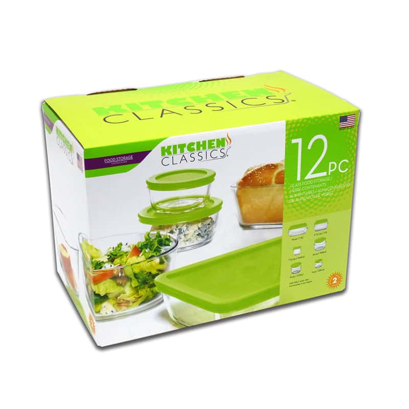 Kitchen Classics 0 pk Clear Food Storage Container Set 12 pk Mfr# 195 ...