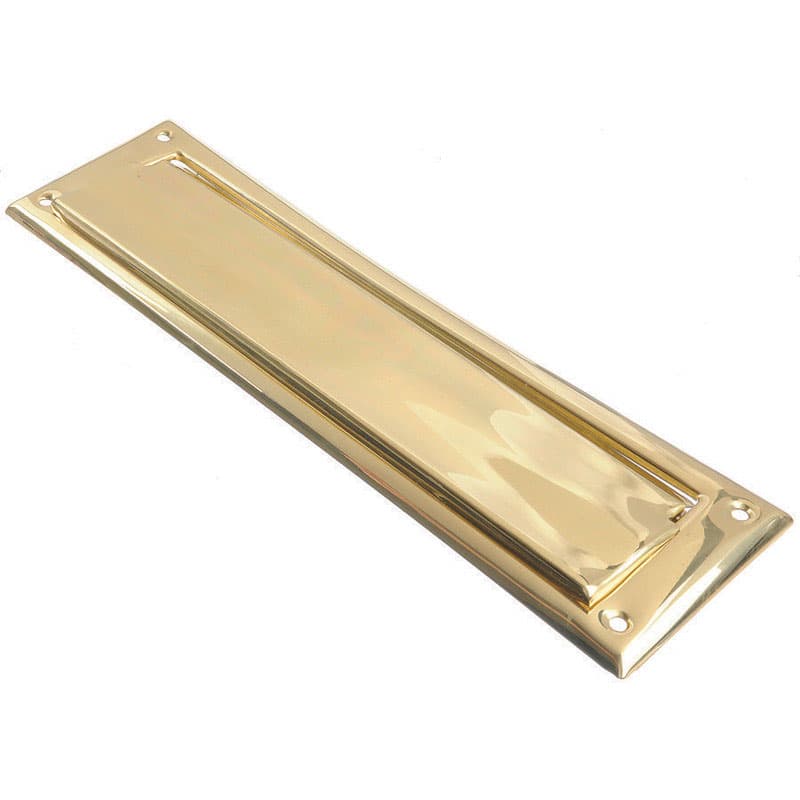 Ace 2.6875 in. W X 11 in. H Bright Brass Mail Slot - Ace Hardware