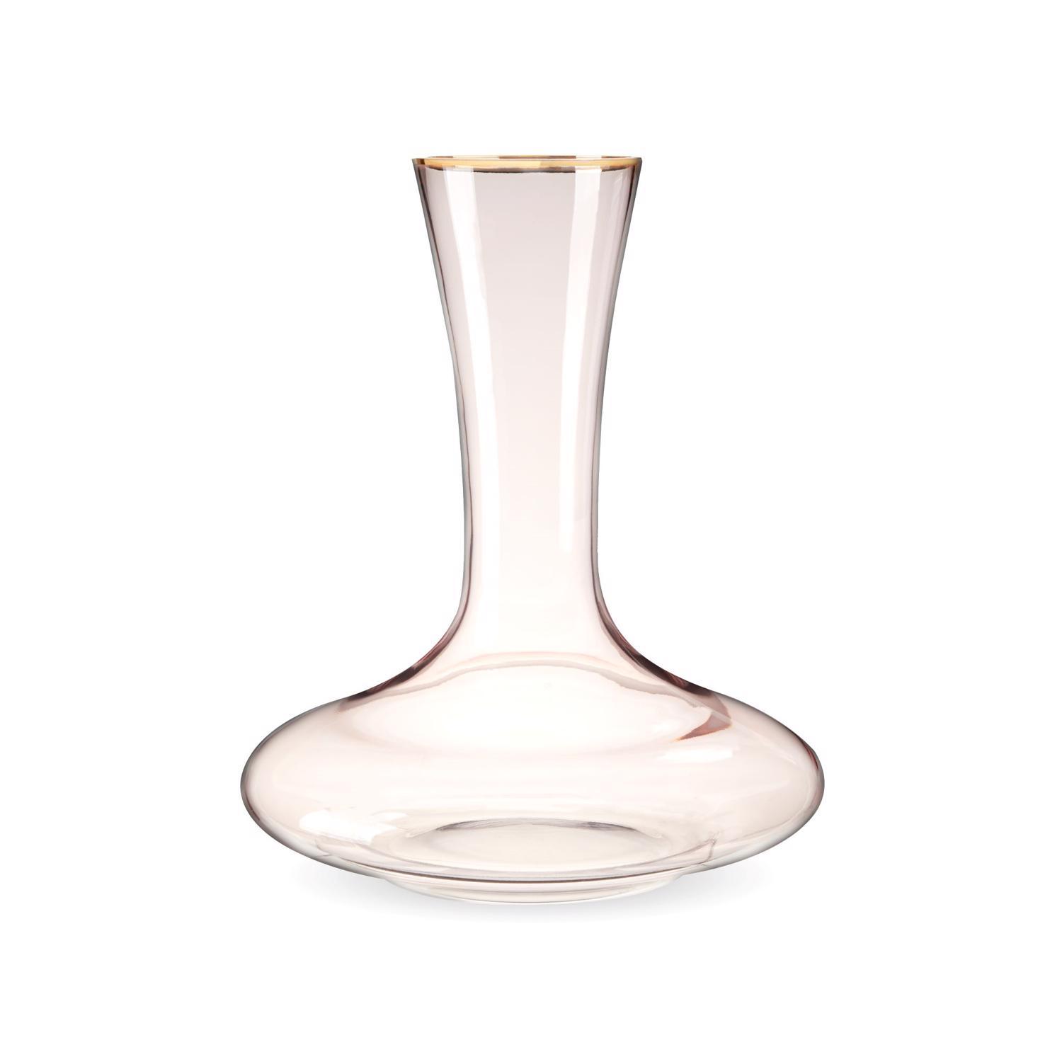 TWINE 25 oz Pink Crystal Wine Decanter – Sansujyuku