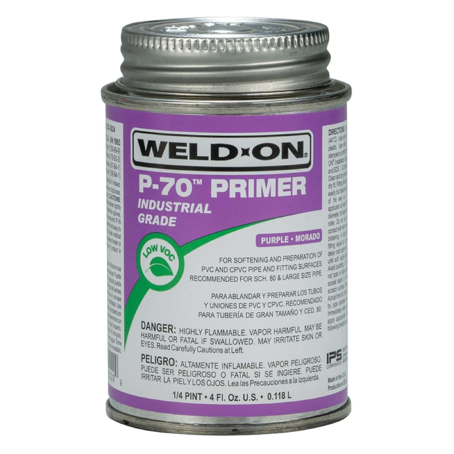 Weld-On P-70 Purple Primer For CPVC/PVC 4 oz - Ace Hardware