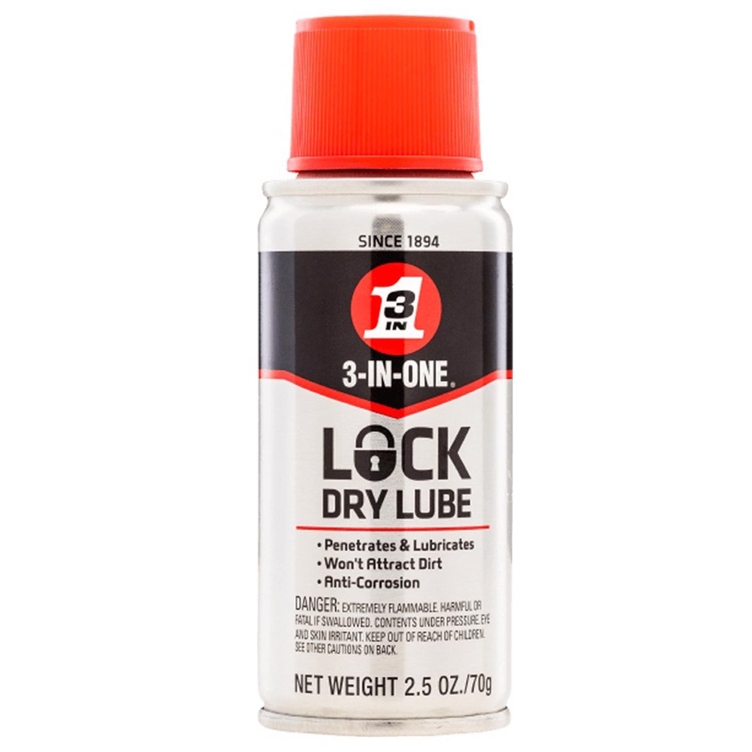 3-IN-ONE Lock Dry Lubricant 2.5 oz Mfr# 120077 - Ace Hardware