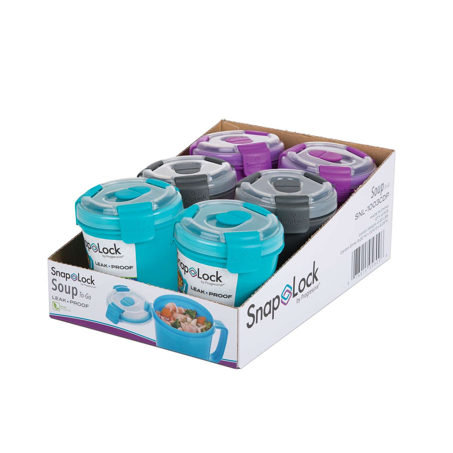 Progressive SnapLock 3 cups Assorted Soup Mug 1 pk - Ace Hardware