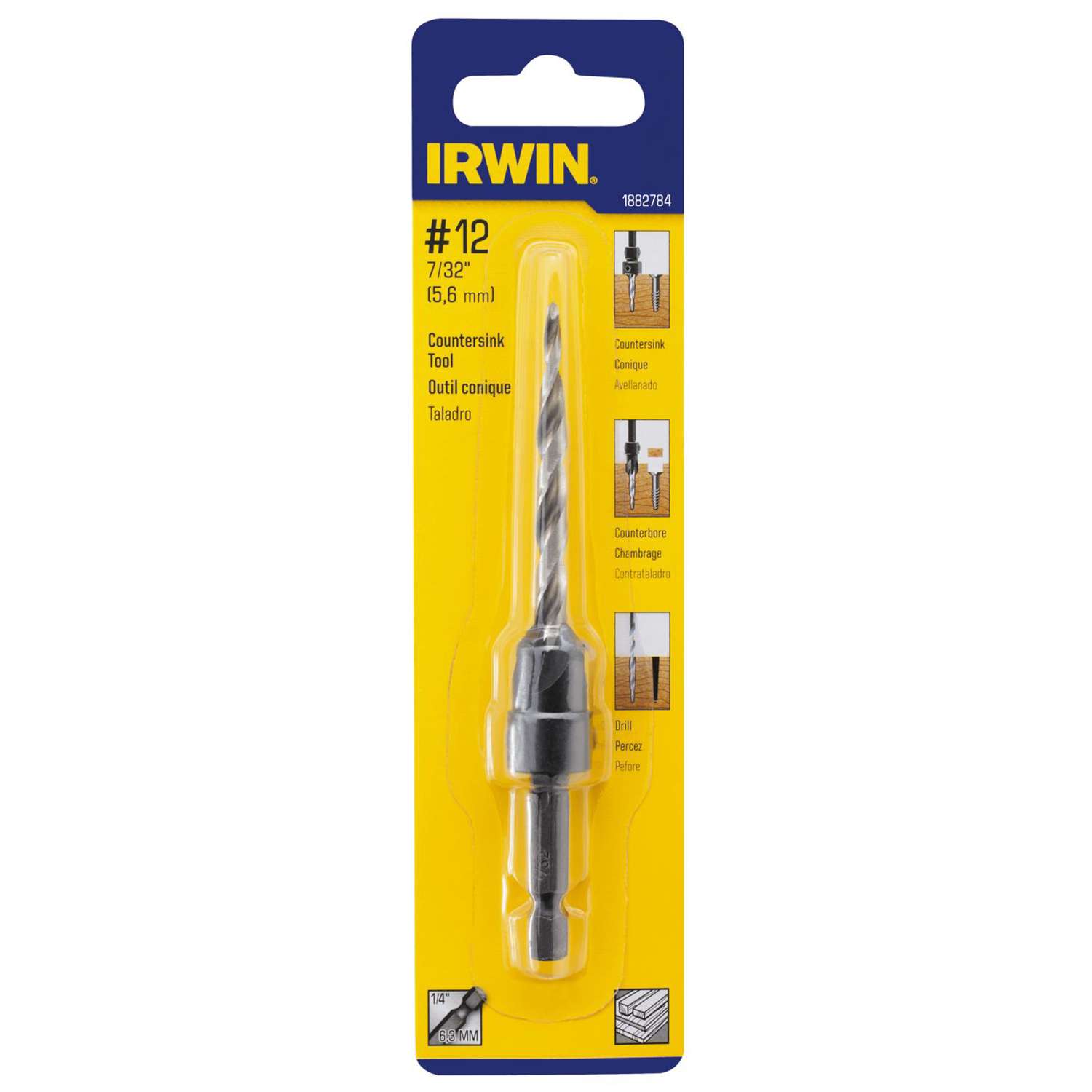 Irwin 7/32 in. D High Speed Steel Countersink 1 pc - Ace Hardware