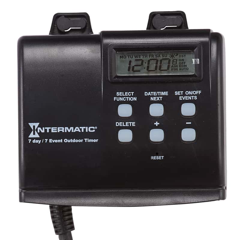 Intermatic Outdoor Plug In Timer 120 V Black - Ace Hardware