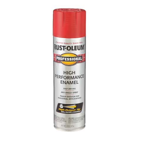 Rust-Oleum Professional Gloss Safety Red Spray Paint 15 oz - Ace Hardware