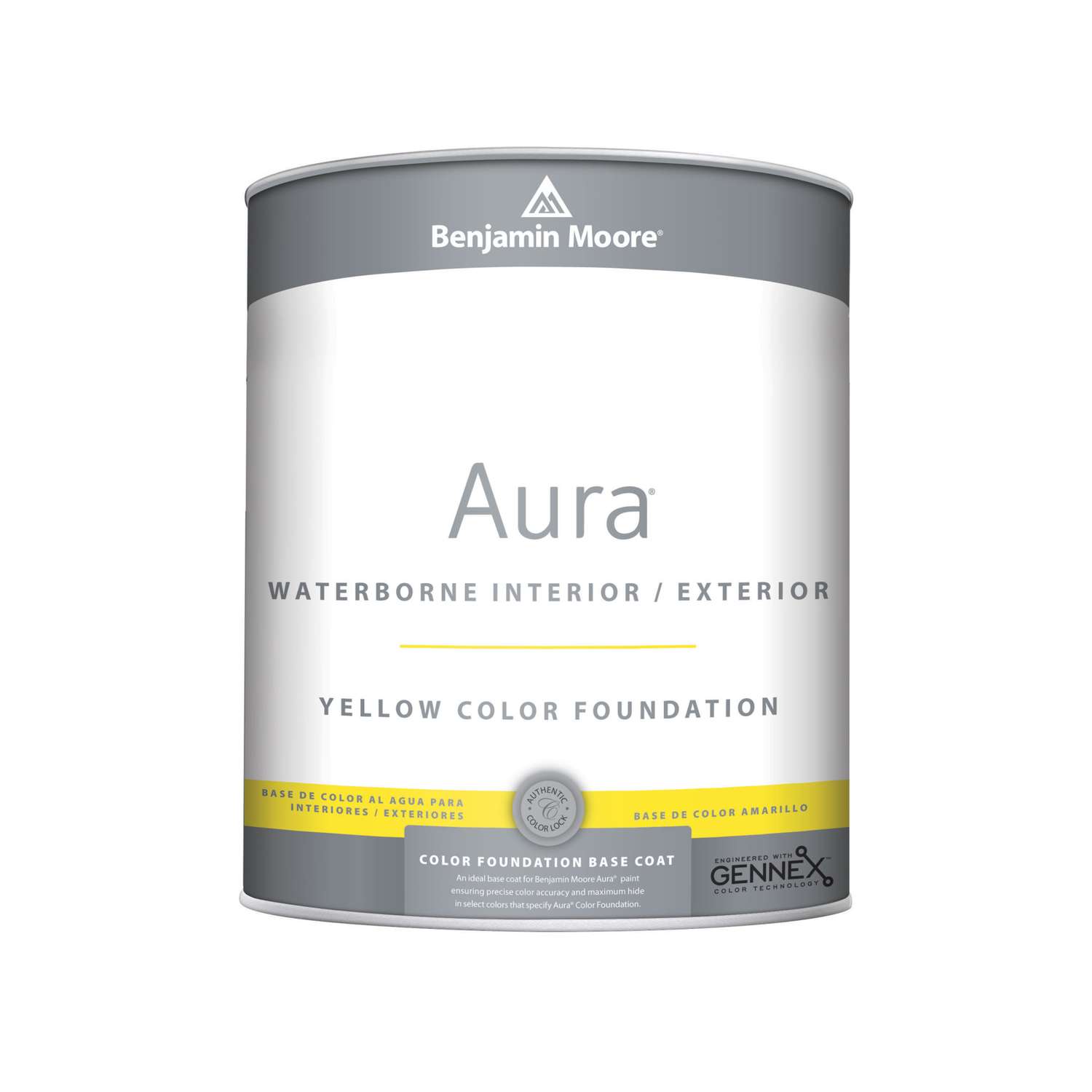 Benjamin Moore Aura Eggshell Yellow Tint Base Paint Exterior and ...