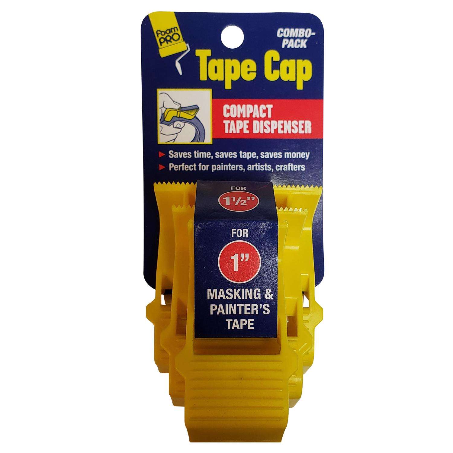 FoamPro Tape Cap Tape Dispenser 3 pk - Ace Hardware