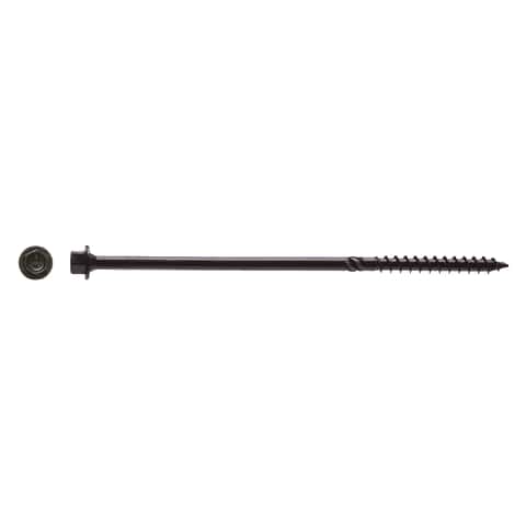 Big Timber No. 14 X 6 in. L Hex Drive Hex Head Timber Screws 1.41 lb 25 ...