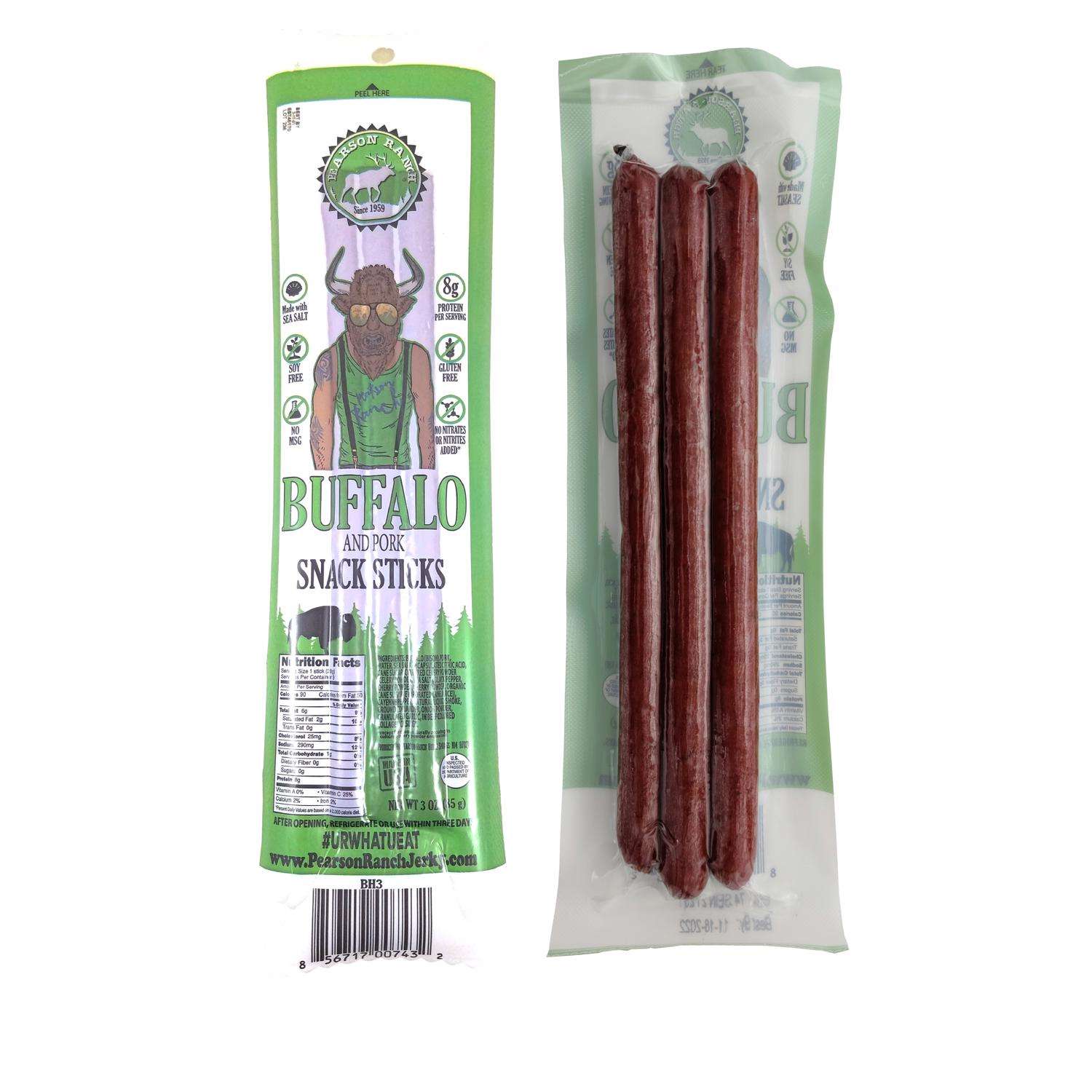Pearson Ranch Jerky Buffalo Meat Sticks 3 oz Packet - Ace Hardware