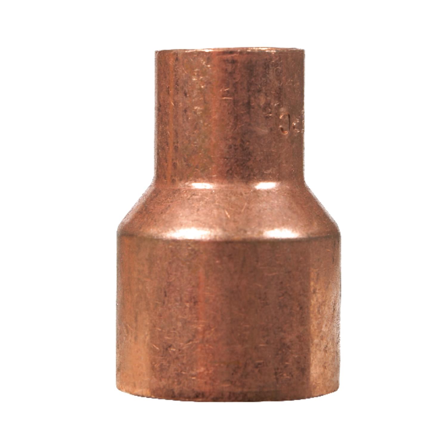 NIBCO 1/2 in. Sweat X 1/4 in. D Sweat Copper Reducing Coupling 1 pk ...