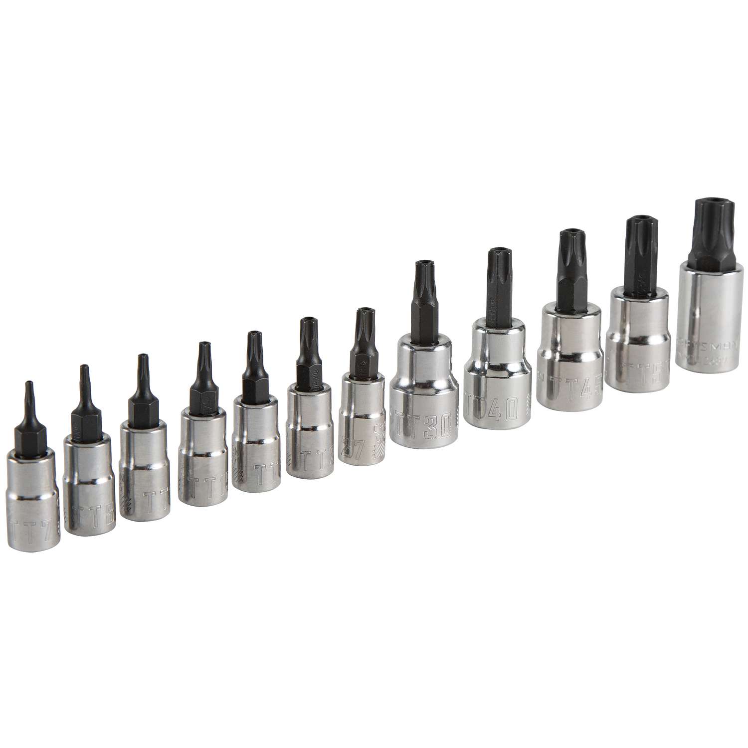 Craftsman 1/4 and 3/8 in. drive 6 Point Torx Bit Socket Set 12 pc - Ace ...
