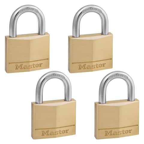 Master Lock 1-9/16 in. W Brass 4-Pin Cylinder Padlock - Ace Hardware