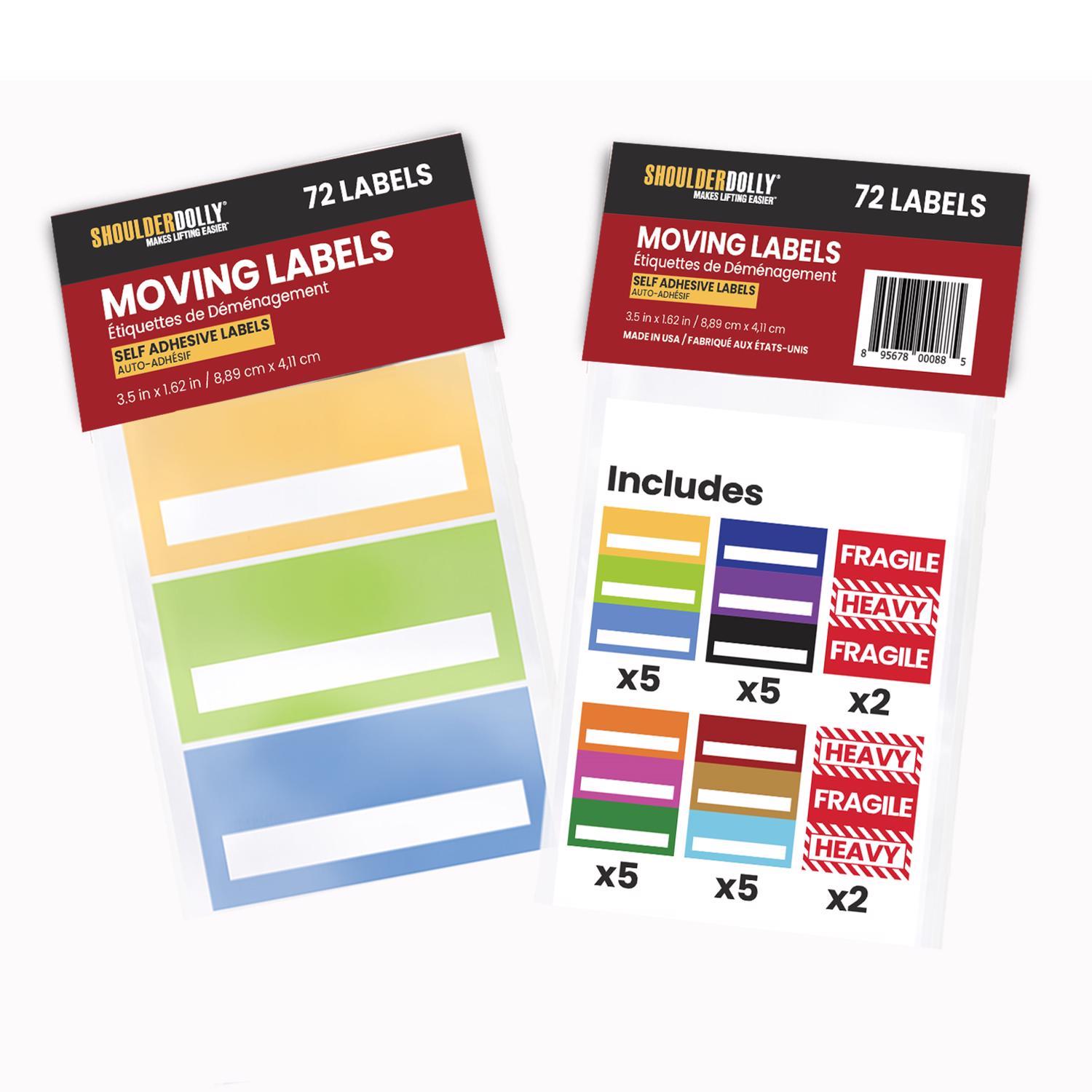 ShoulderDolly 3 in. W Moving Labels 72 pk Mfr# M3080 - Ace Hardware