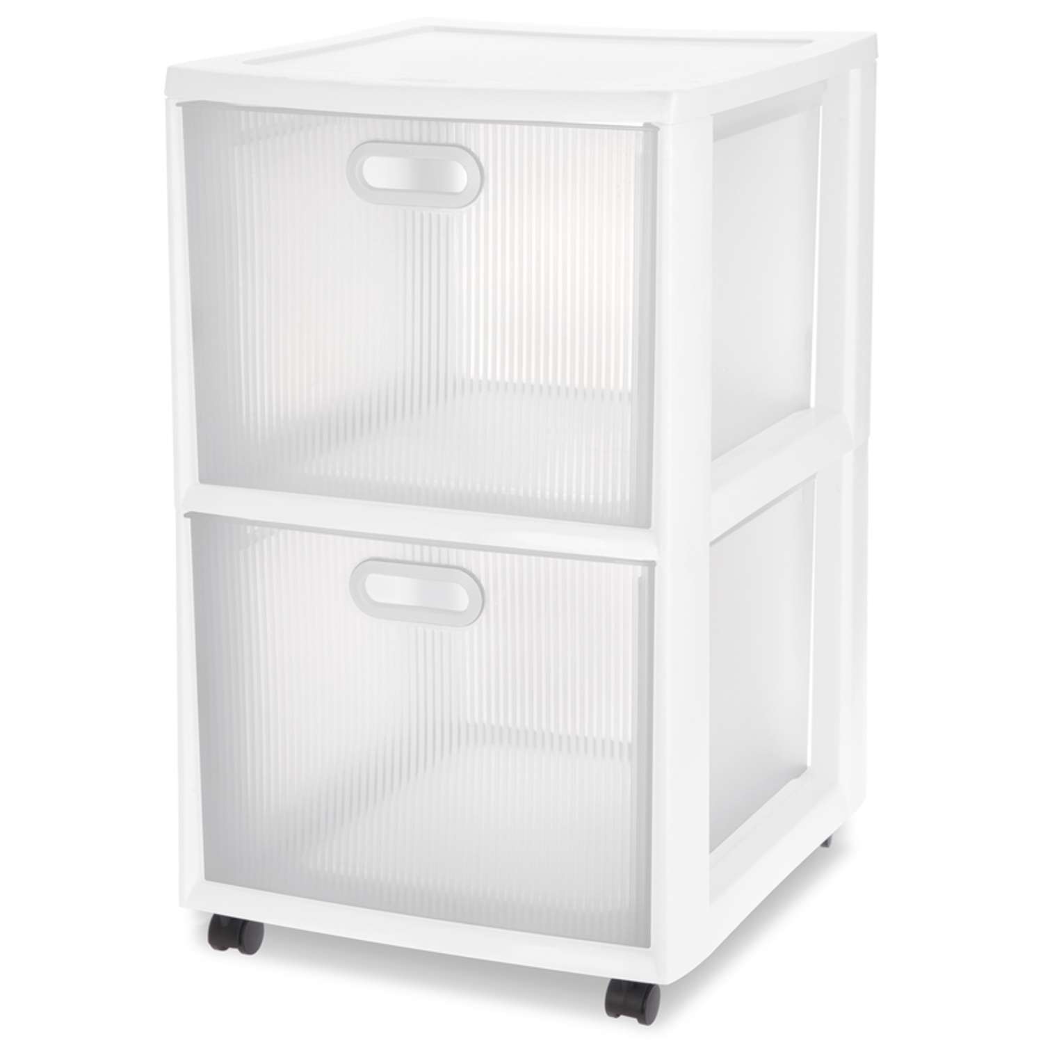Sterilite 8.5 cu ft White Drawer 24.625 in. H X 16 in. W X 18 in. D ...