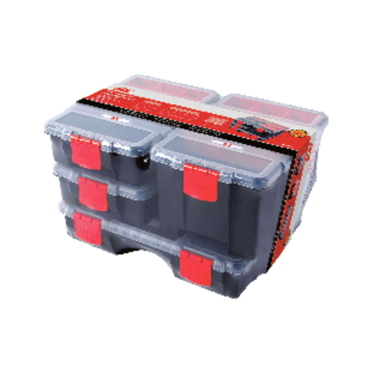 Ace 3 in. H Storage Organizer Set Plastic Black - Ace Hardware