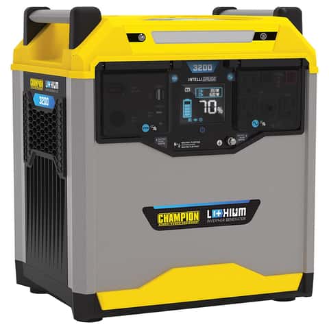 Champion 120 V Solar and Battery Portable Power Station Tool Only 1600 ...