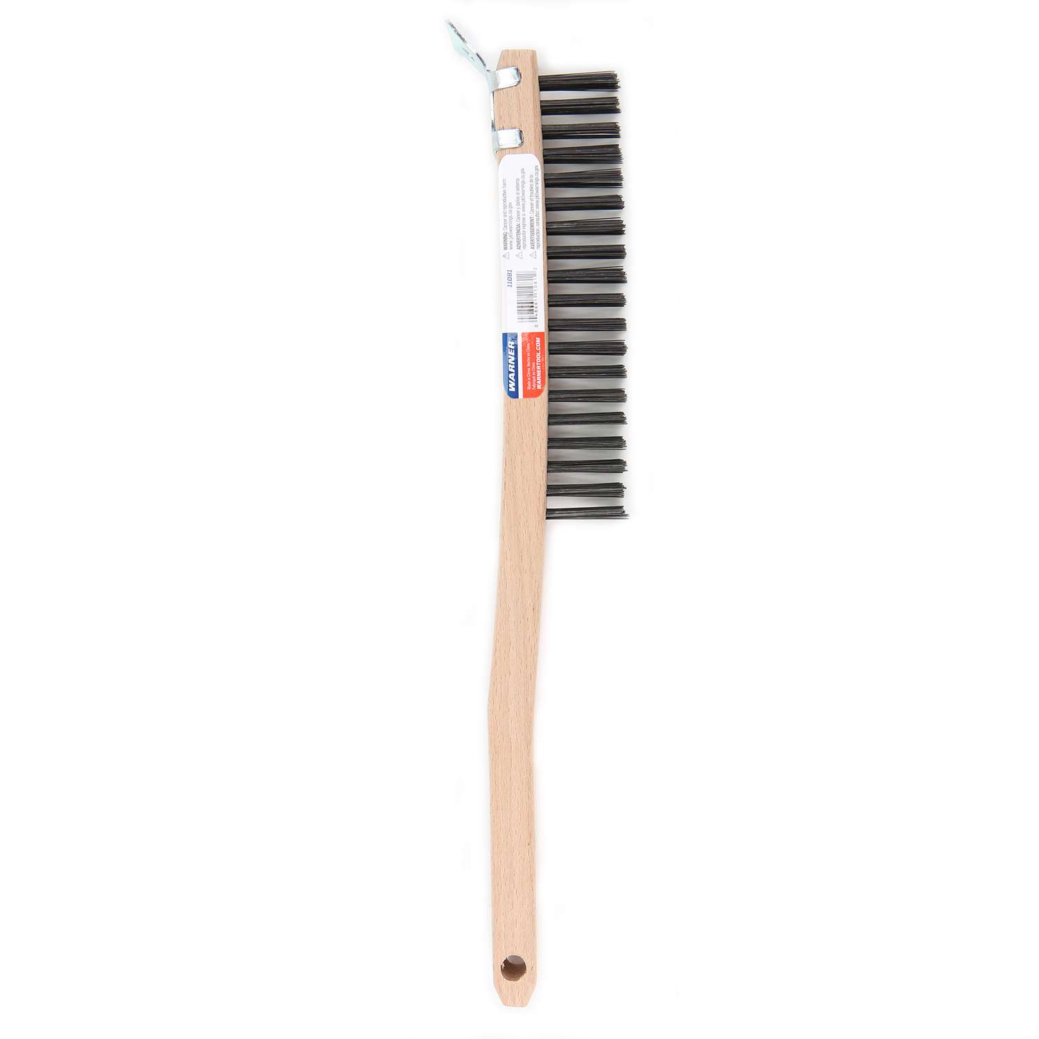 Warner 15 in. L Carbon Steel Wire Brush with Scraper - Ace Hardware
