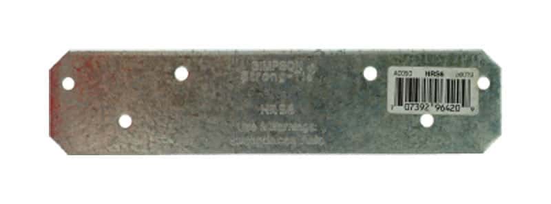 Simpson Strong-Tie 6 in. H X 0.13 in. W 12 Ga. Galvanized Steel Strap ...