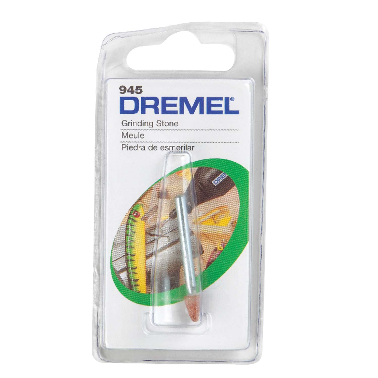 Dremel 3/16 in. D X 3/16 in. L Aluminum Oxide Grinding Stone Conical ...
