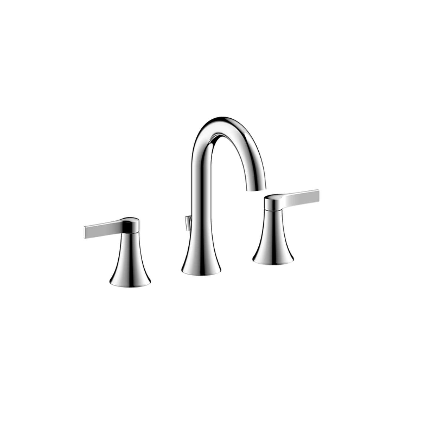 Ultra Faucets Nita Polished Chrome Widespread Bathroom Sink Faucet 8 in ...