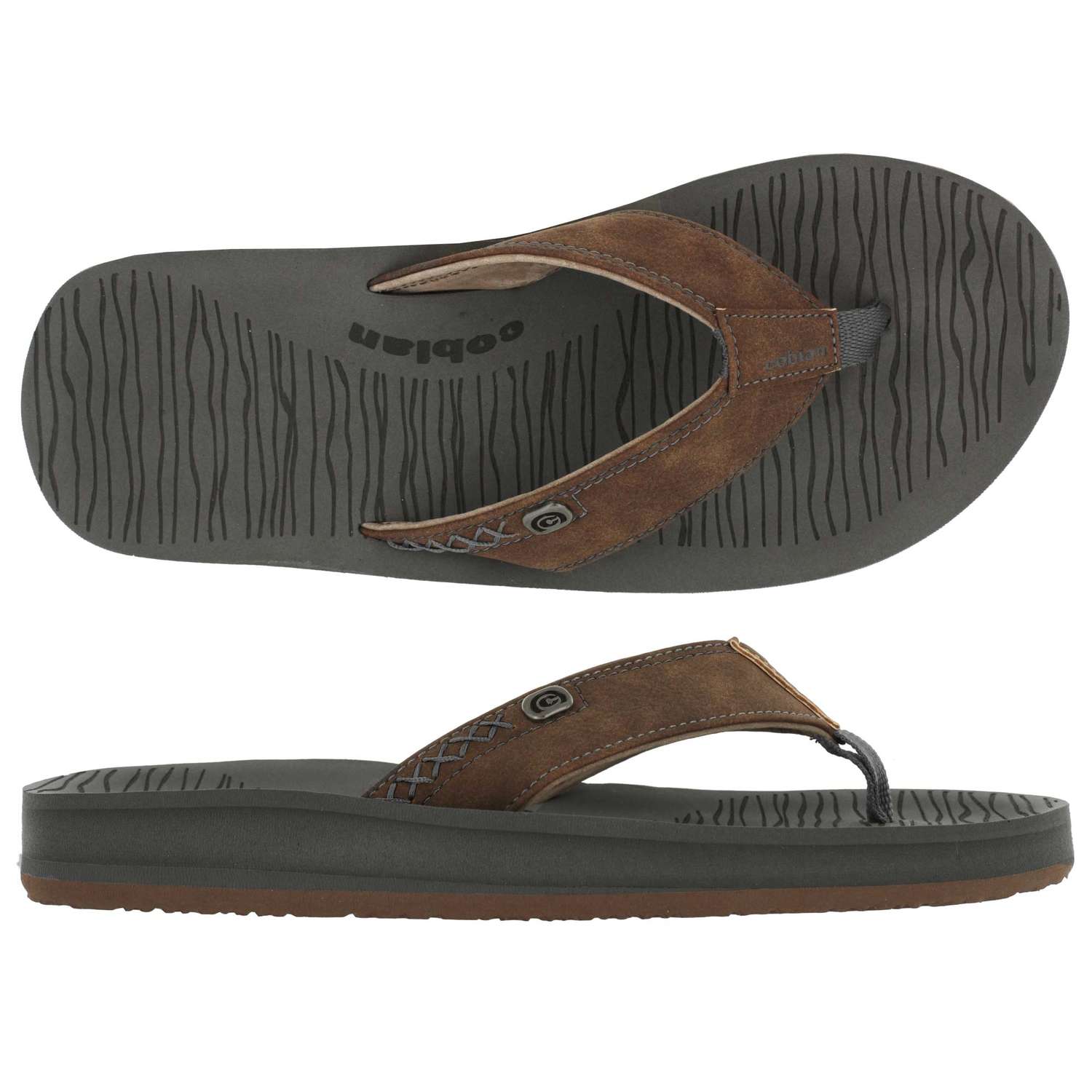 Cobian Austin Men's Sandals 13 US Chestnut - Ace Hardware