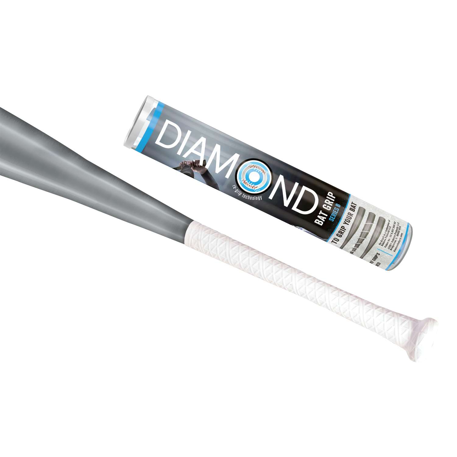 Diamond Series B White Rubber Baseball Bat Grip 1 pk - Ace Hardware