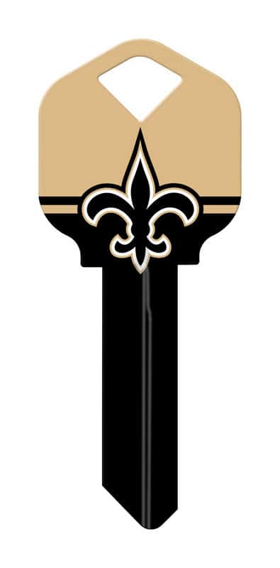 Hillman NFL New Orleans Saints House/Office Key Blank 66 KW1 Single For ...