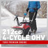 Toro Power Clear 821 QZE 21 in. 252 cc Single stage Gas Snow Blower Mfr ...