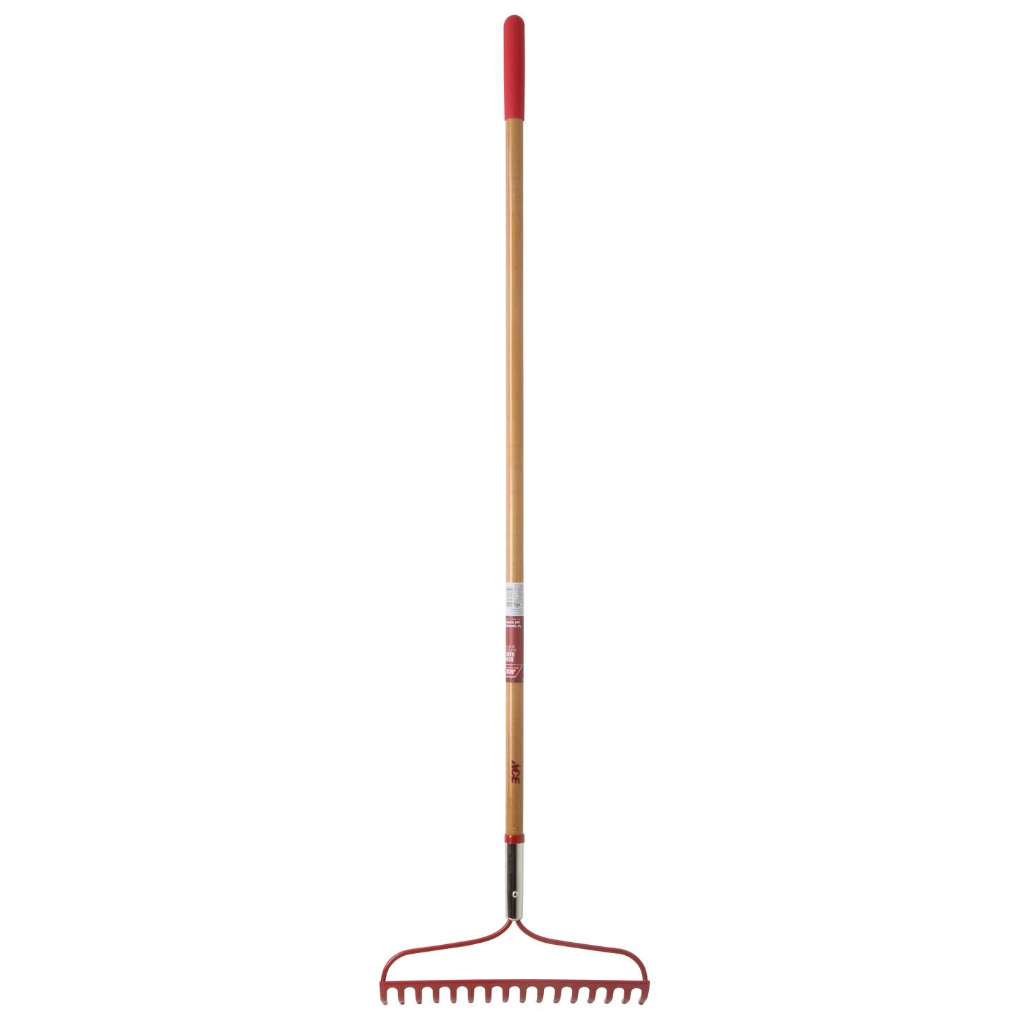 Ace 60 in. 16 Tine Steel Bow Rake Wood Handle - Ace Hardware