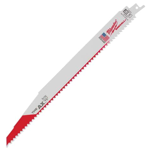 Milwaukee Ax 12 in. Bi-Metal Blade Set 5 TPI 25 pc - Ace Hardware