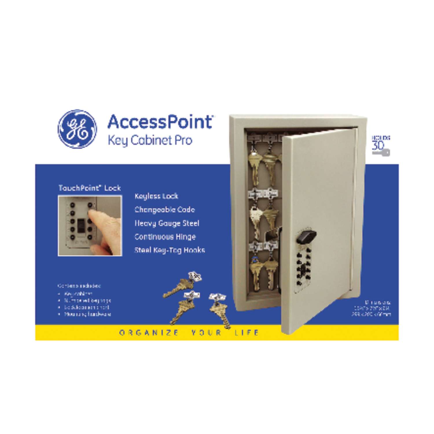 Kidde TouchPoint Clay Steel Key Cabinet Mfr# 001795 - Ace Hardware