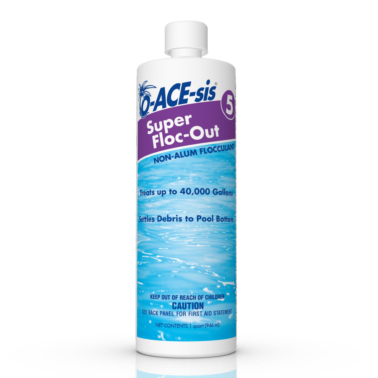 O-ACE-sis Super Floc Out Liquid Debris Settler 1 qt Mfr# TF071001012OAC ...