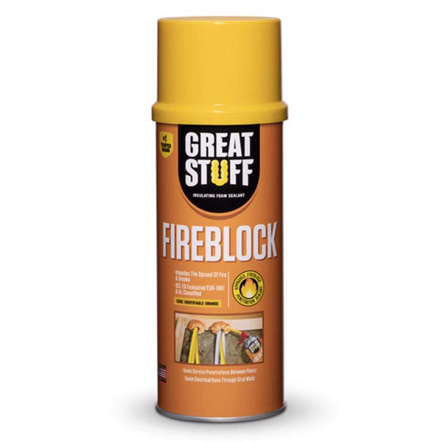 Great Stuff Smart Dispenser Orange Polyurethane Fireblock Foam Sealant ...