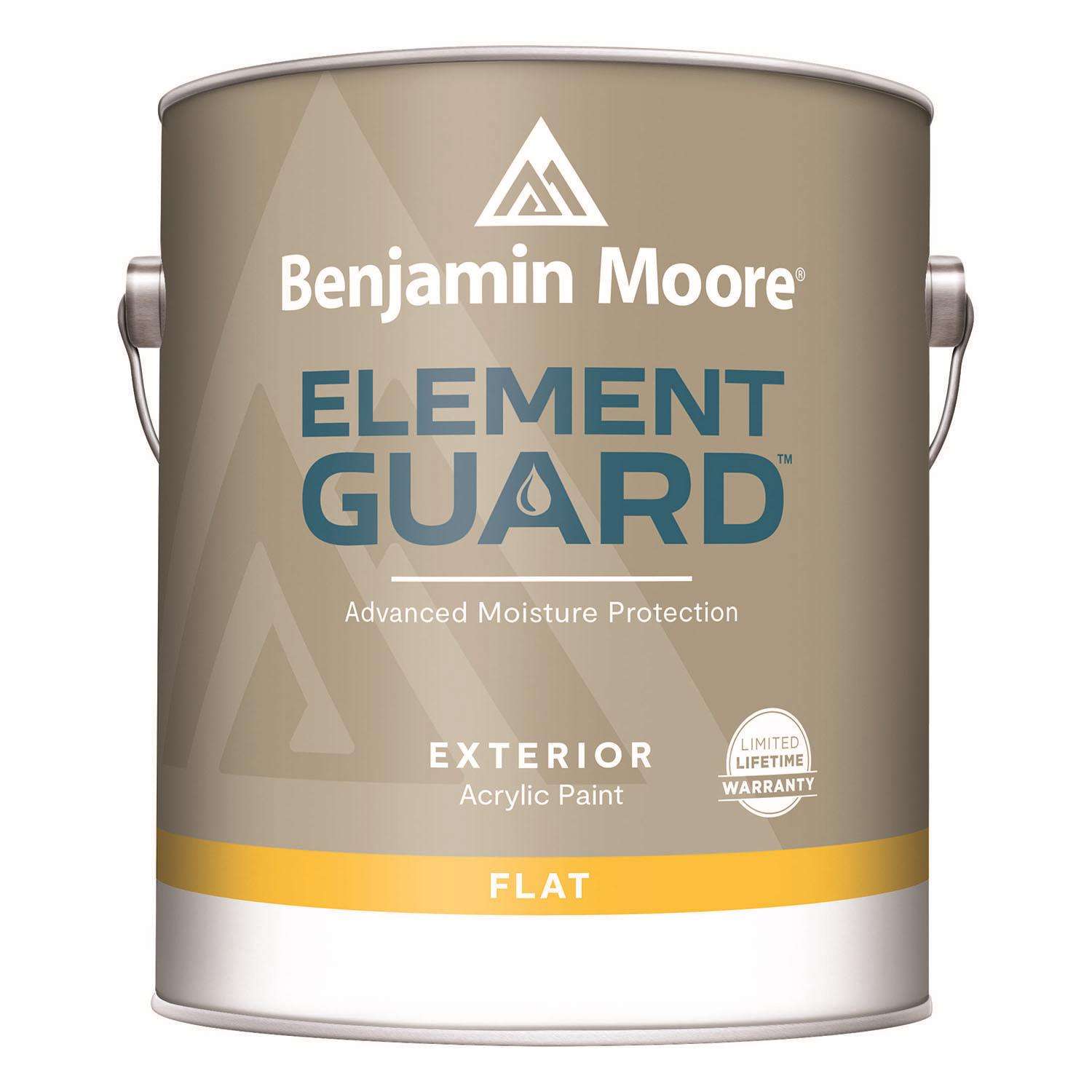 Benjamin Moore Element Guard Flat White Paint Exterior 1 gal - Ace Hardware