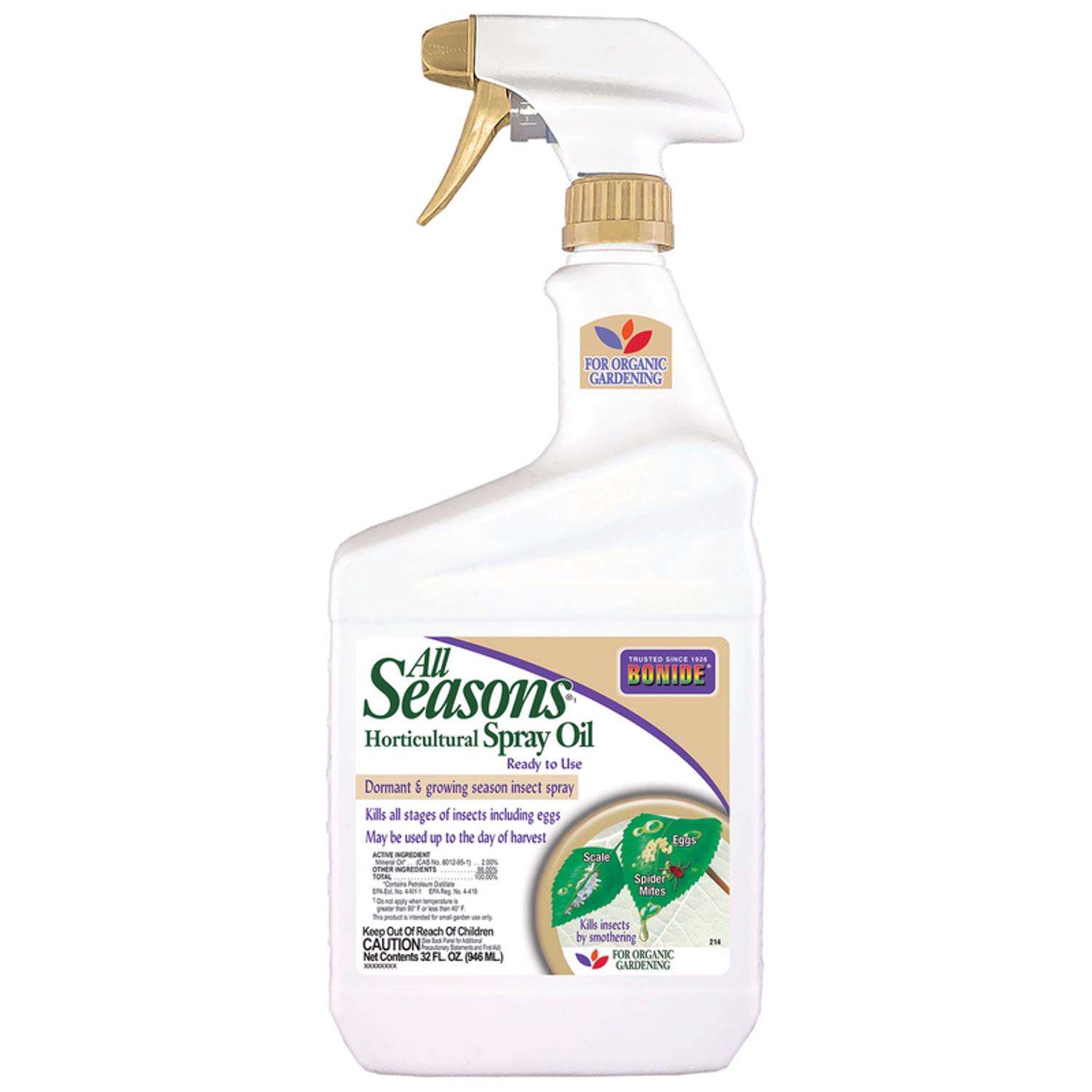 Bonide All seasons Organic Horticultural Spray Oil Liquid 32 oz - Ace ...