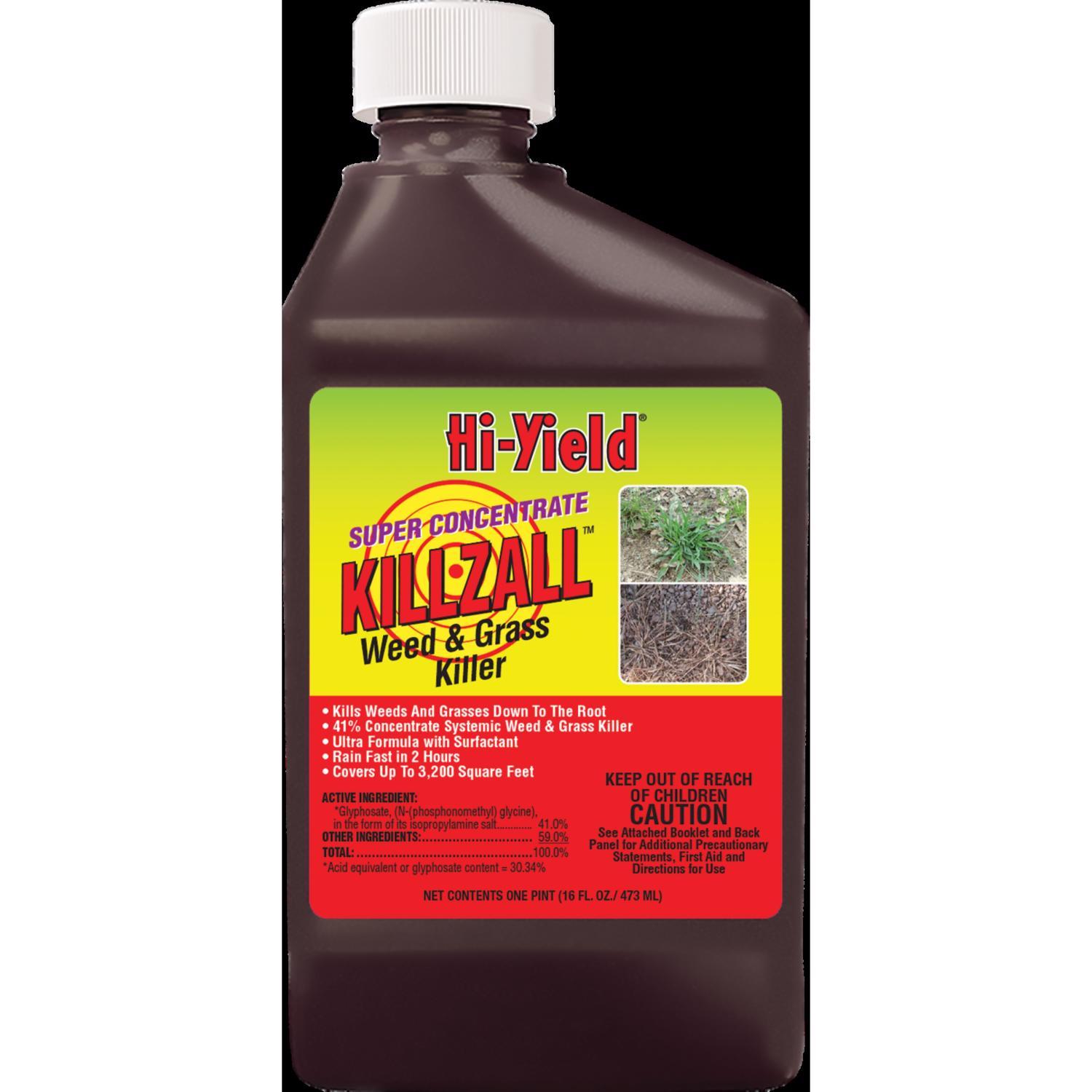 Hi-Yield Killzall Weed and Grass Killer Concentrate 16 oz Mfr# 33691 ...