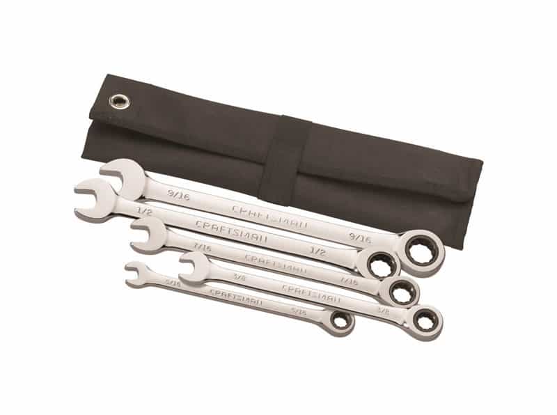 Craftsman SAE Ratcheting Box Wrench Set Steel 5 pc. - Ace Hardware