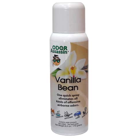Odor Assassin Convenient Sprays Vanilla Scent Odor Control Spray 6 oz ...